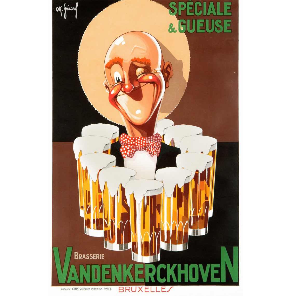Vintage Dutch Beer Poster - Etsy