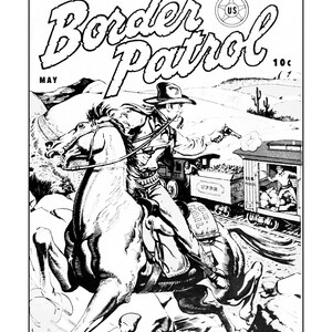 Western Wild West Coloring Book Digital Download, Cowboys, Rodeo ...
