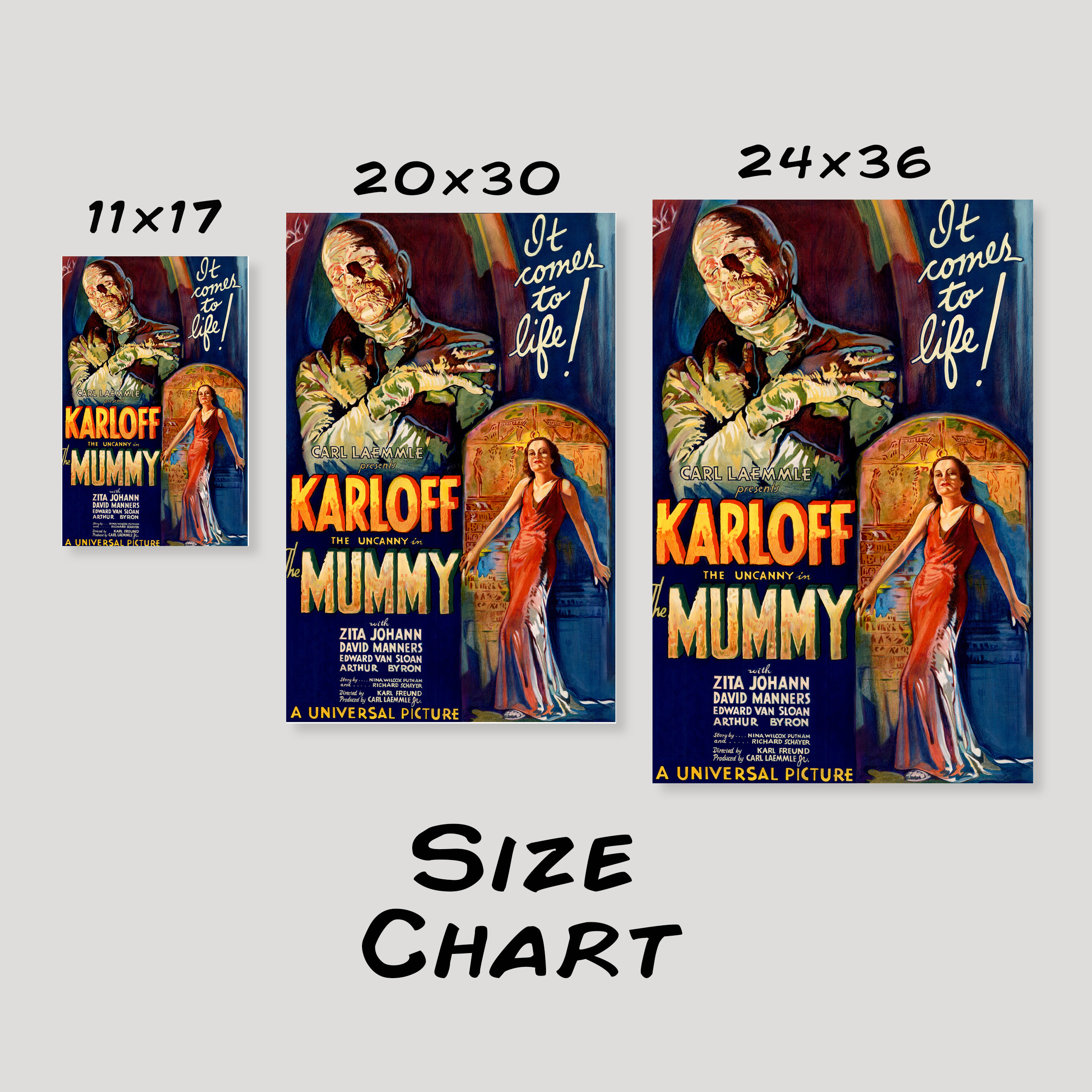 The Mummy Movie Poster - Etsy