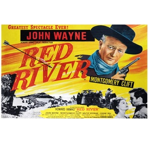 Red River Movie Poster - Etsy