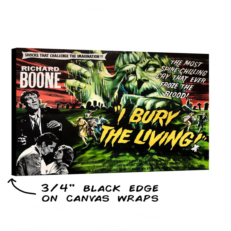 I Bury the Living Movie Poster - Etsy