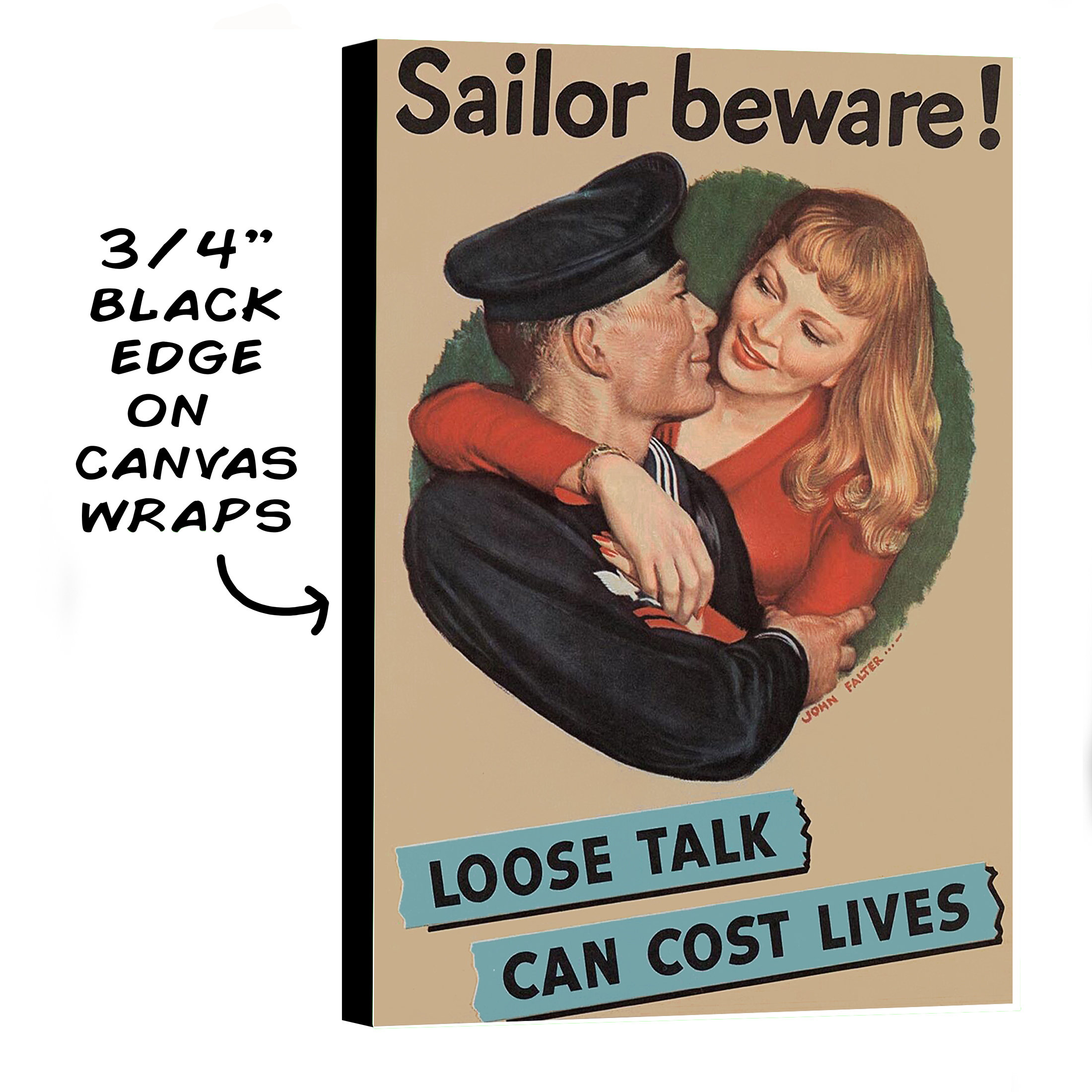 Sailor Beware Loose Talk Can Cost Lives Vintage World War II - Etsy UK