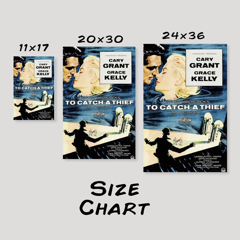 To Catch A Thief Movie Poster - Etsy