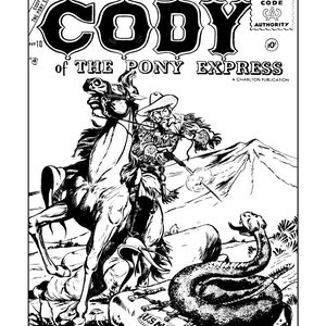 Western Wild West Coloring Book Digital Download, Cowboys, Rodeo ...