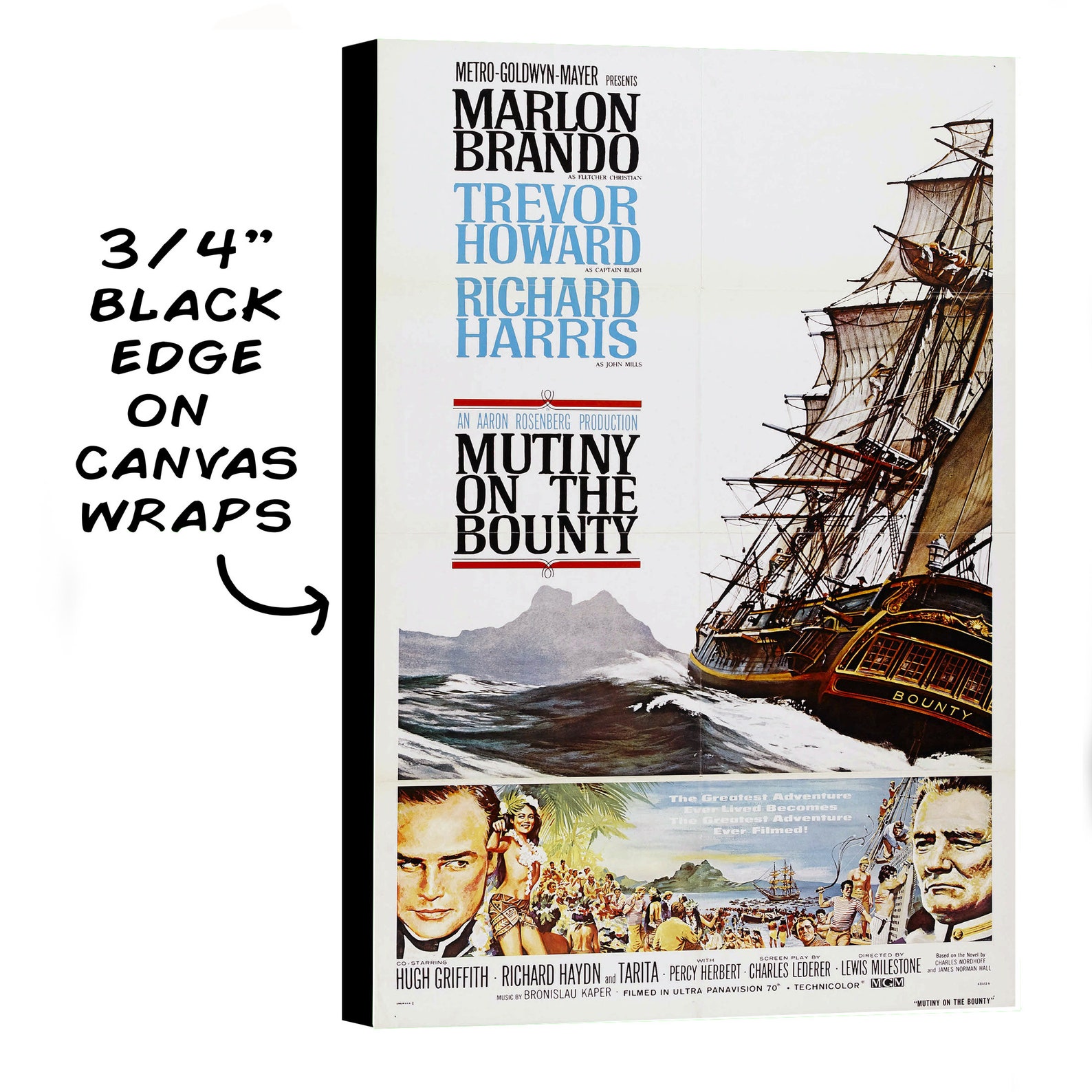 Mutiny on the Bounty Movie Poster - Etsy