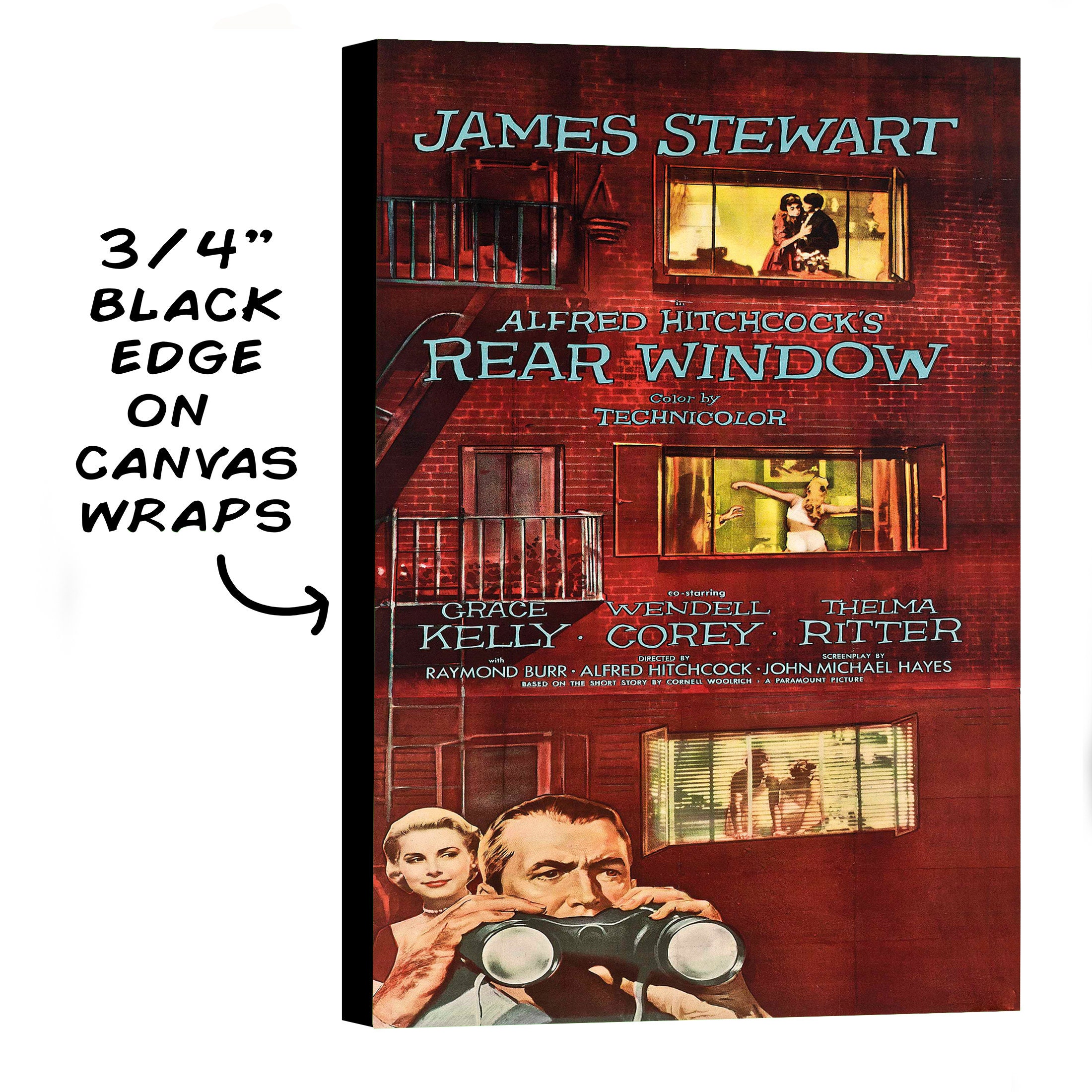Alfred Hitchcock Rear Window Movie Poster - Etsy