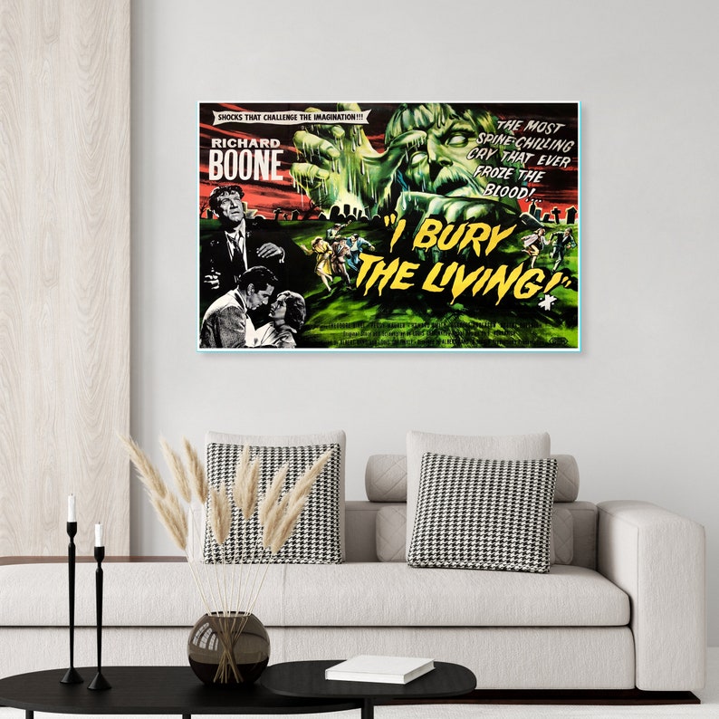 I Bury the Living Movie Poster - Etsy