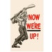 Uncle Sam Baseball Reference Now We're Up War Bond Poster - Etsy