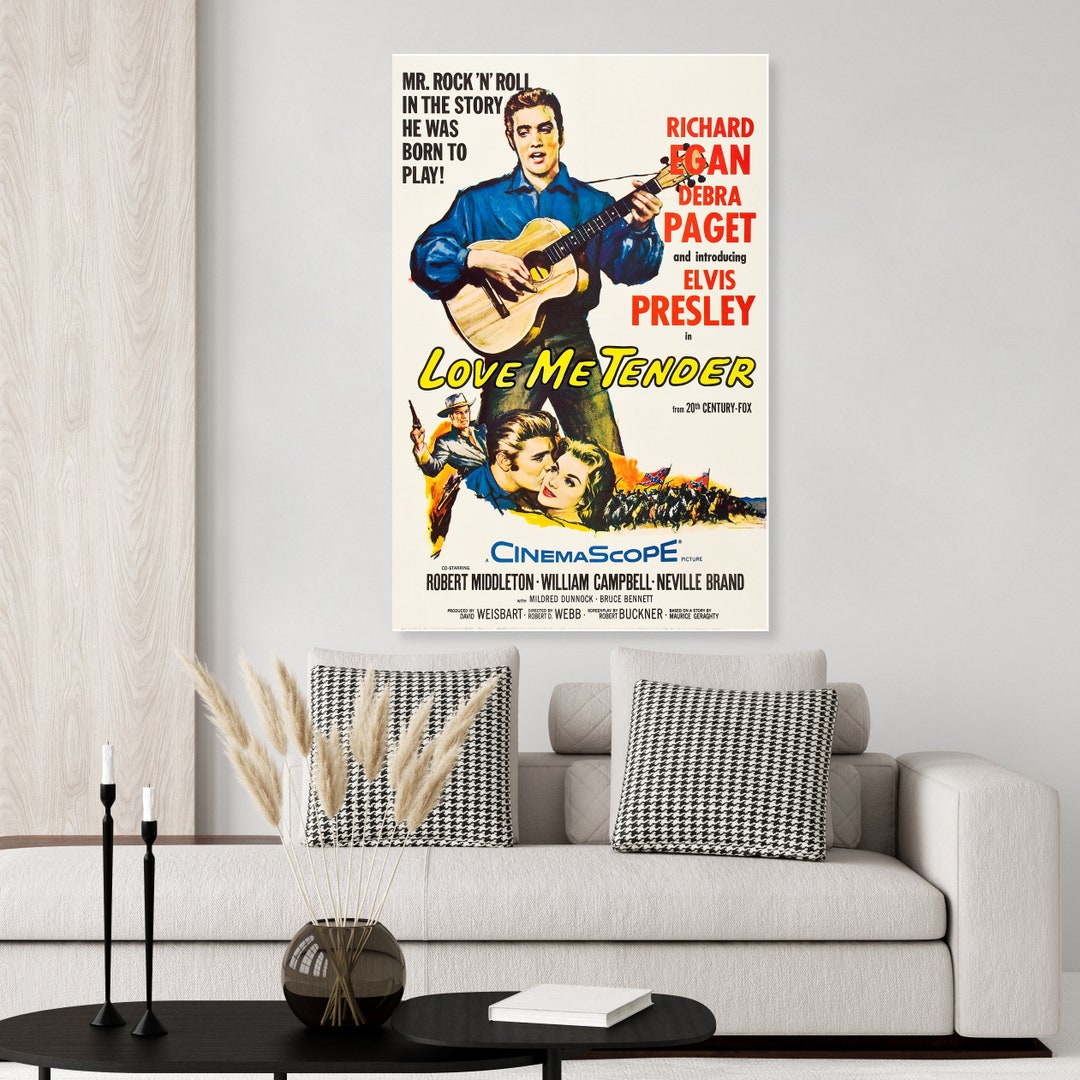 Love Me Tender Movie Poster Etsy Australia
