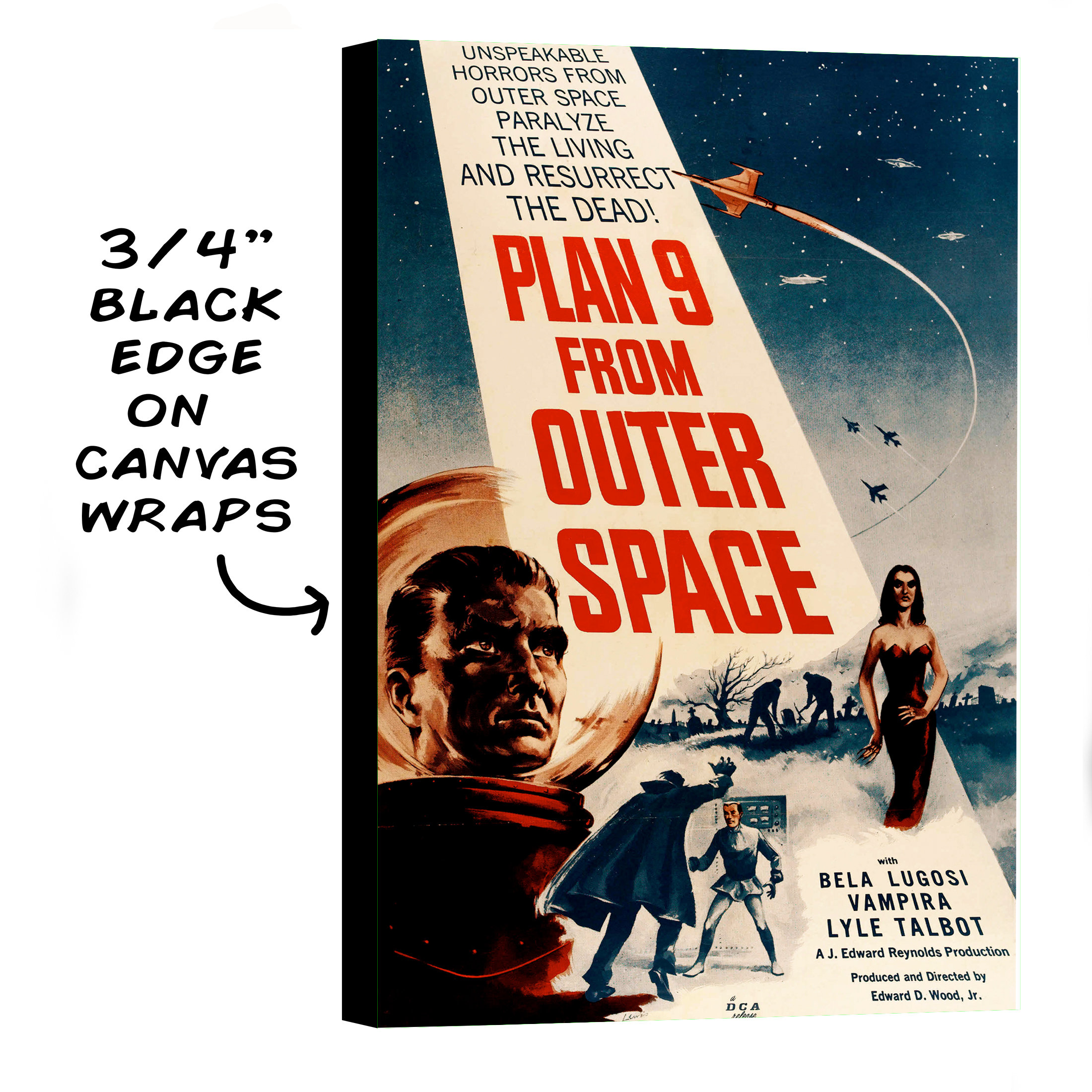 Plan 9 From Outer Space Movie Poster - Etsy