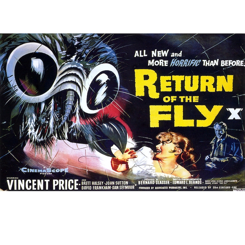 Return of the Fly Movie Poster | Etsy