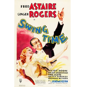 Swing Time Movie Poster - Etsy
