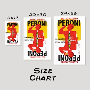 Vintage Peroni Alcoholic Drink Poster - Etsy