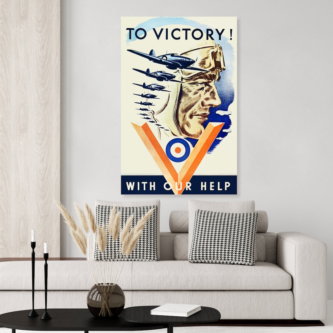 Canadian WWII Air Force Poster - Etsy