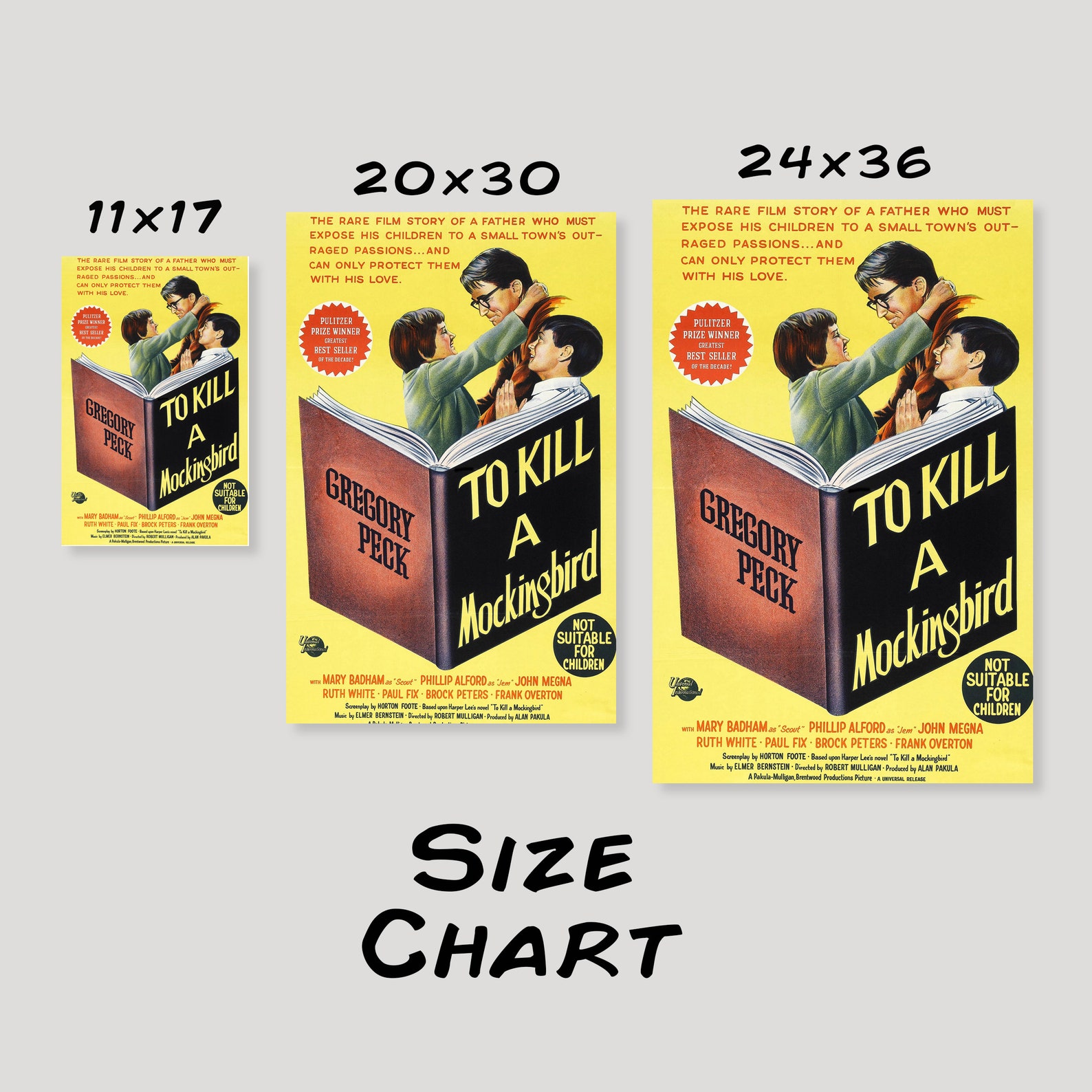 To Kill a Mocking Bird Movie Poster - Etsy