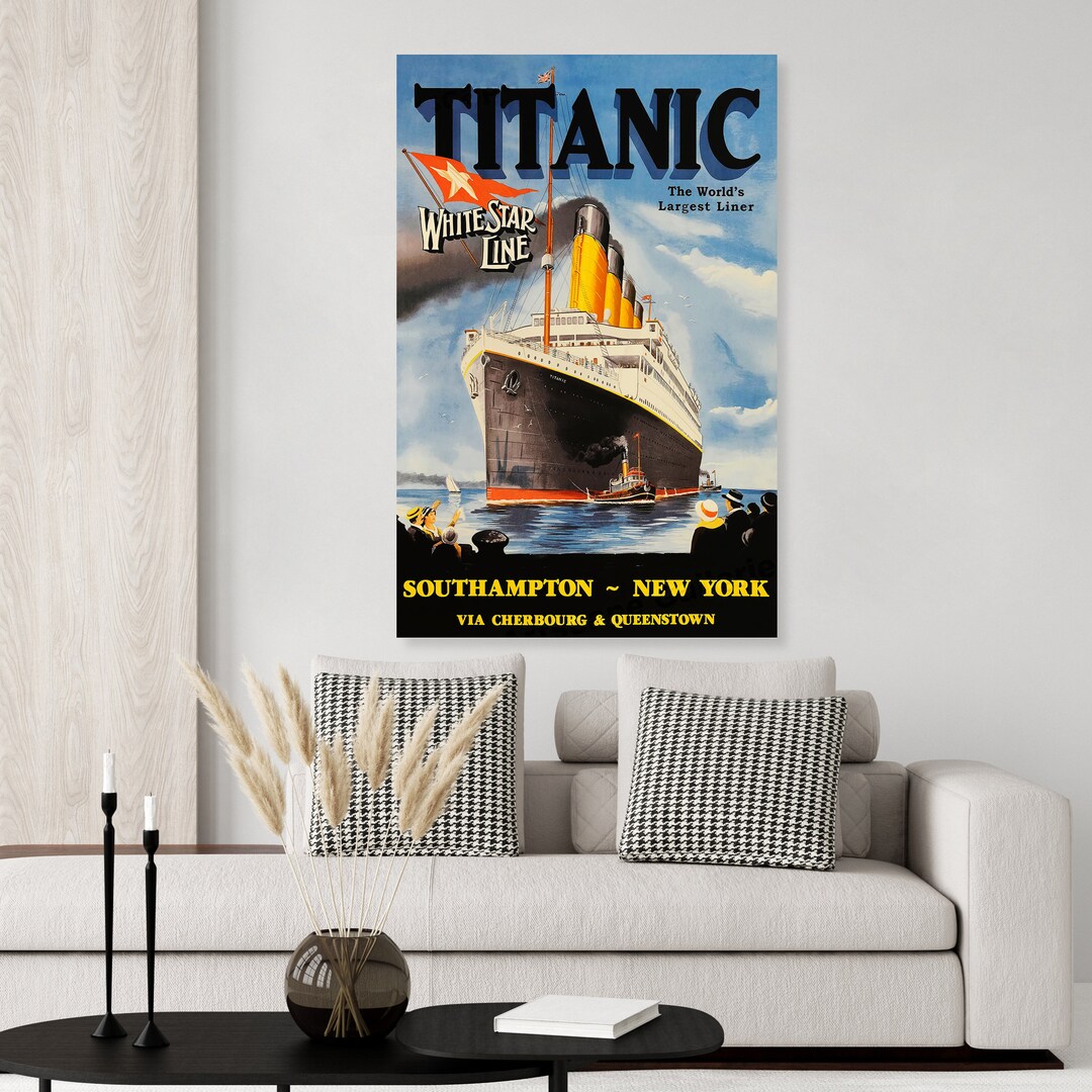 Vintage Titanic Poster - Etsy