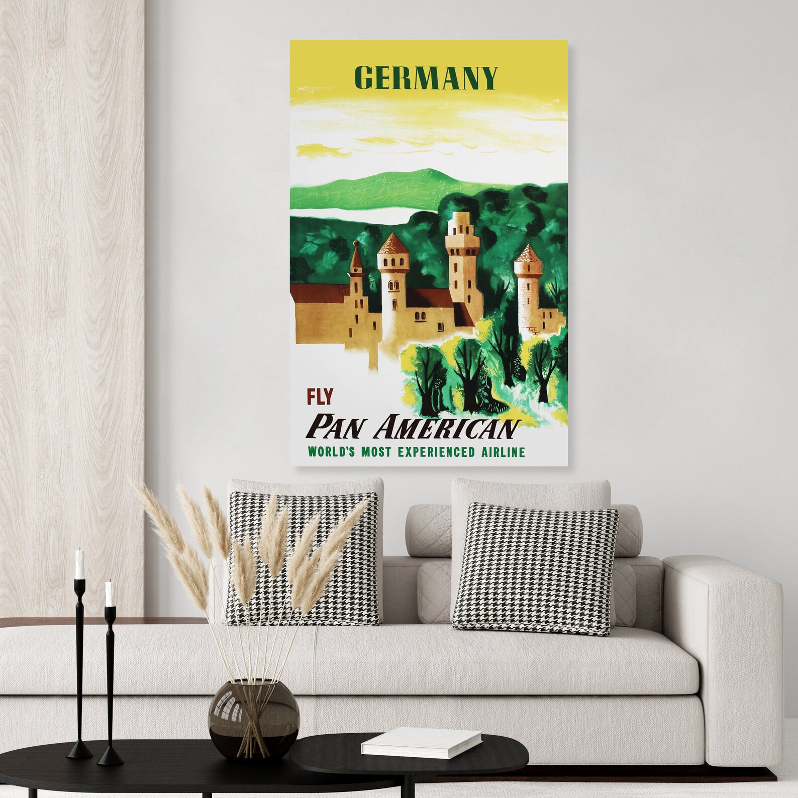 Vintage Germany Travel Poster by Pan Am - Etsy