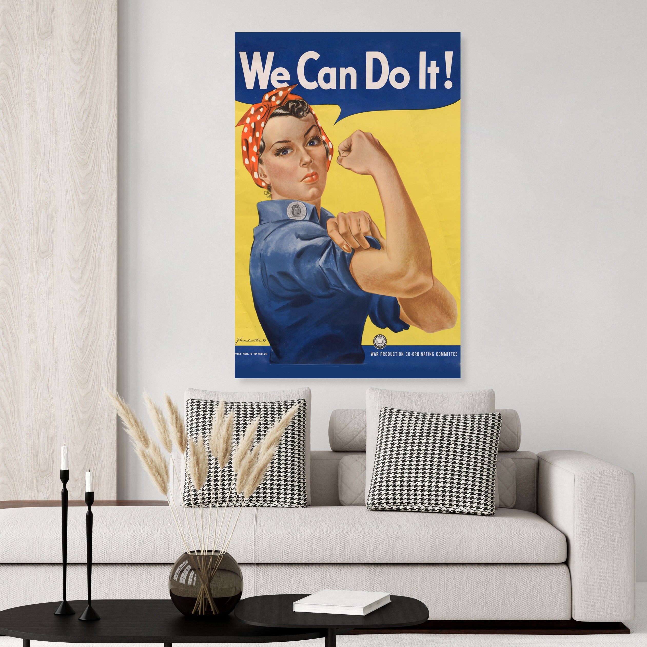 Rosie the Riveter We Can Do It Vintage WWII Poster - Etsy