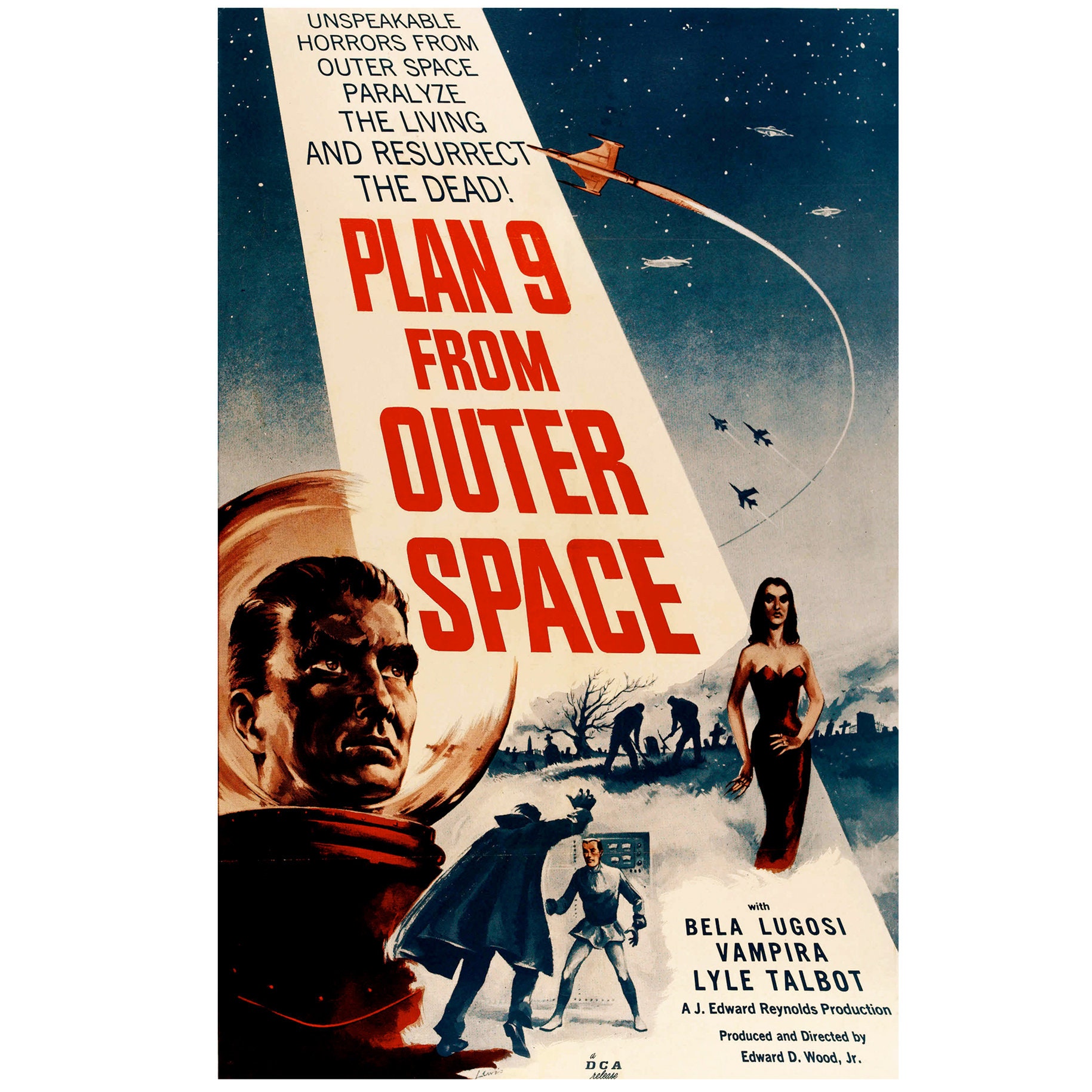 Plan 9 From Outer Space Movie Poster - Etsy