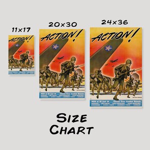 WWII Paratroopers Army Airborne Vintage Recruitment Poster - Etsy