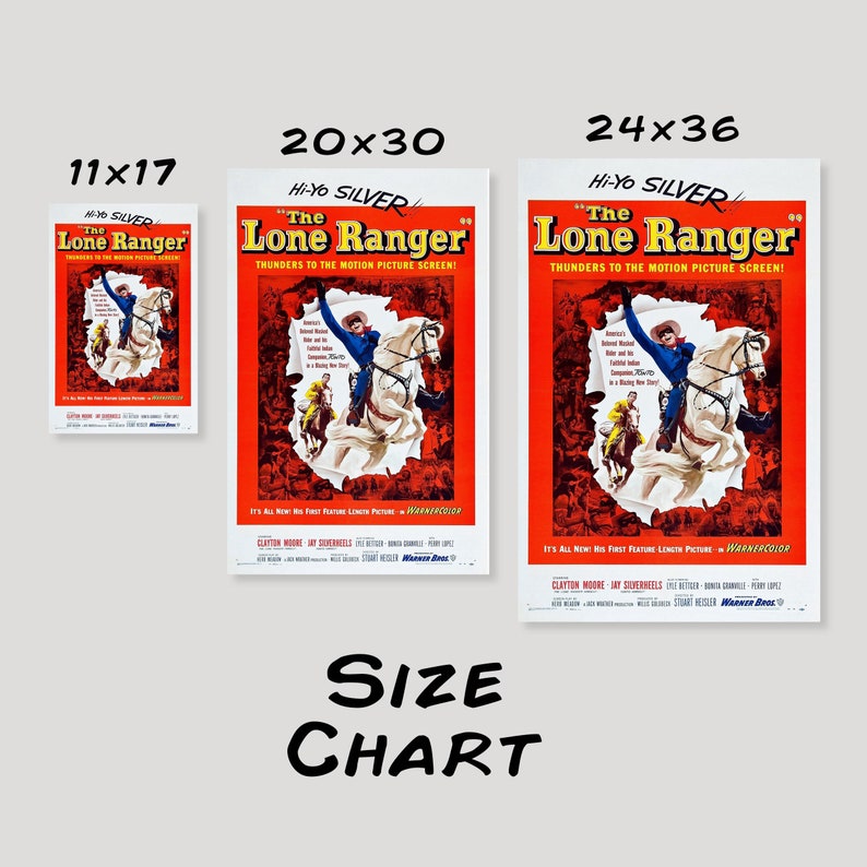 The Lone Ranger Movie Poster - Etsy