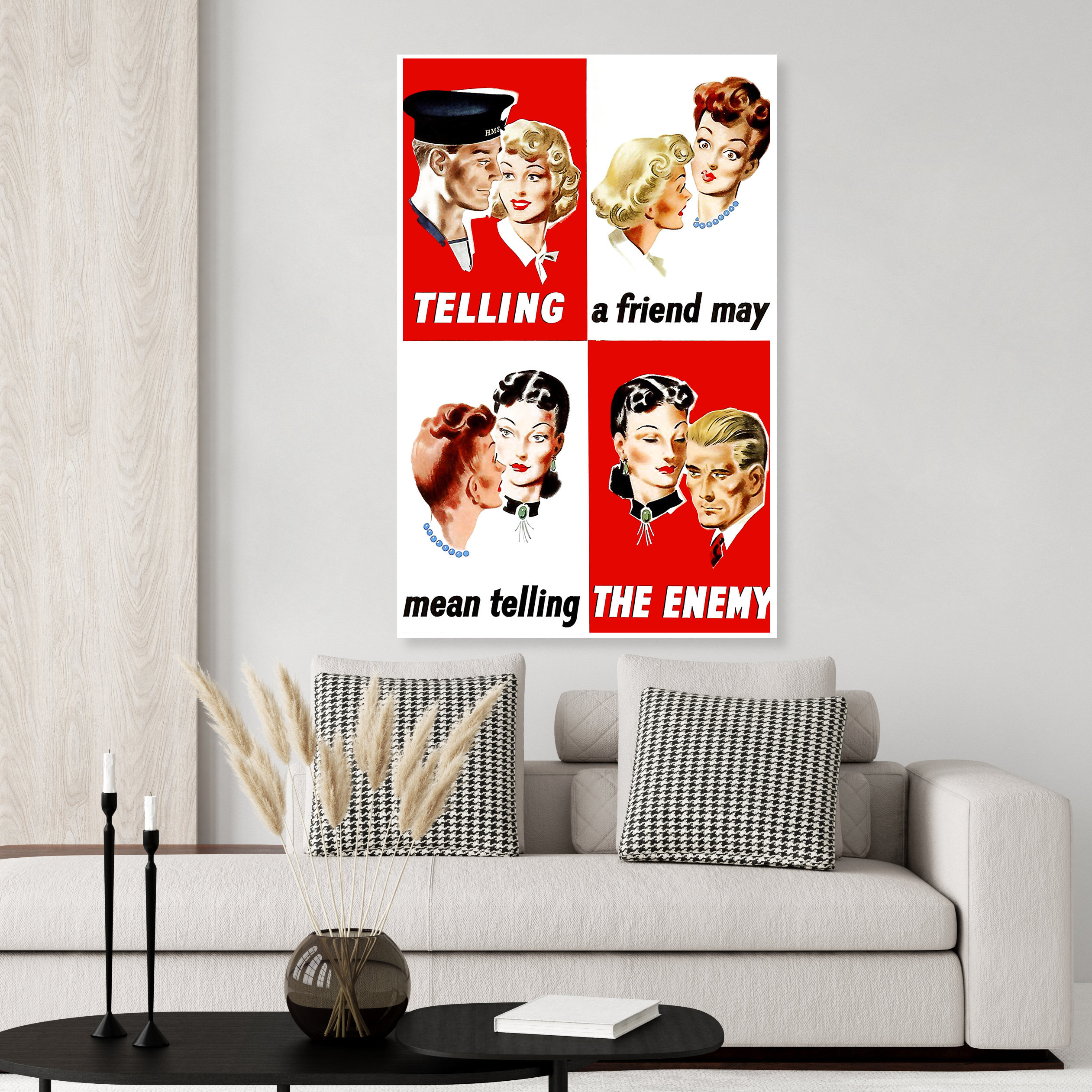 Telling a Friend May Mean Telling the Enemy Vintage World War II ...