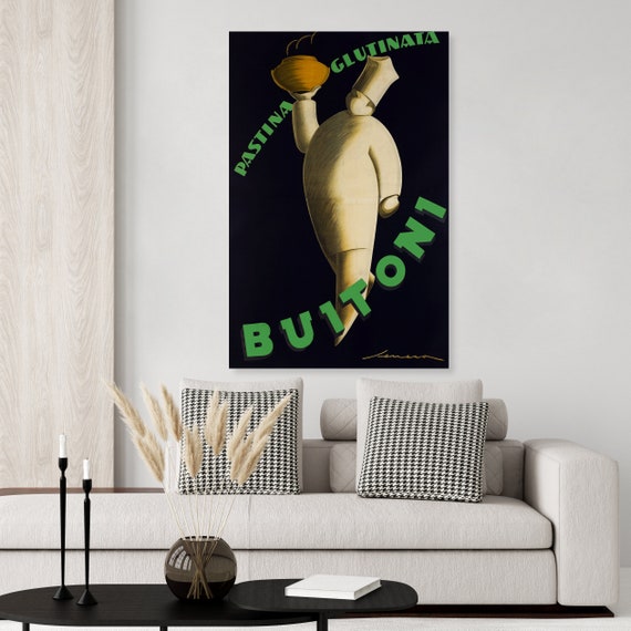 Vintage Italian Buitoni Pasta Poster - Etsy