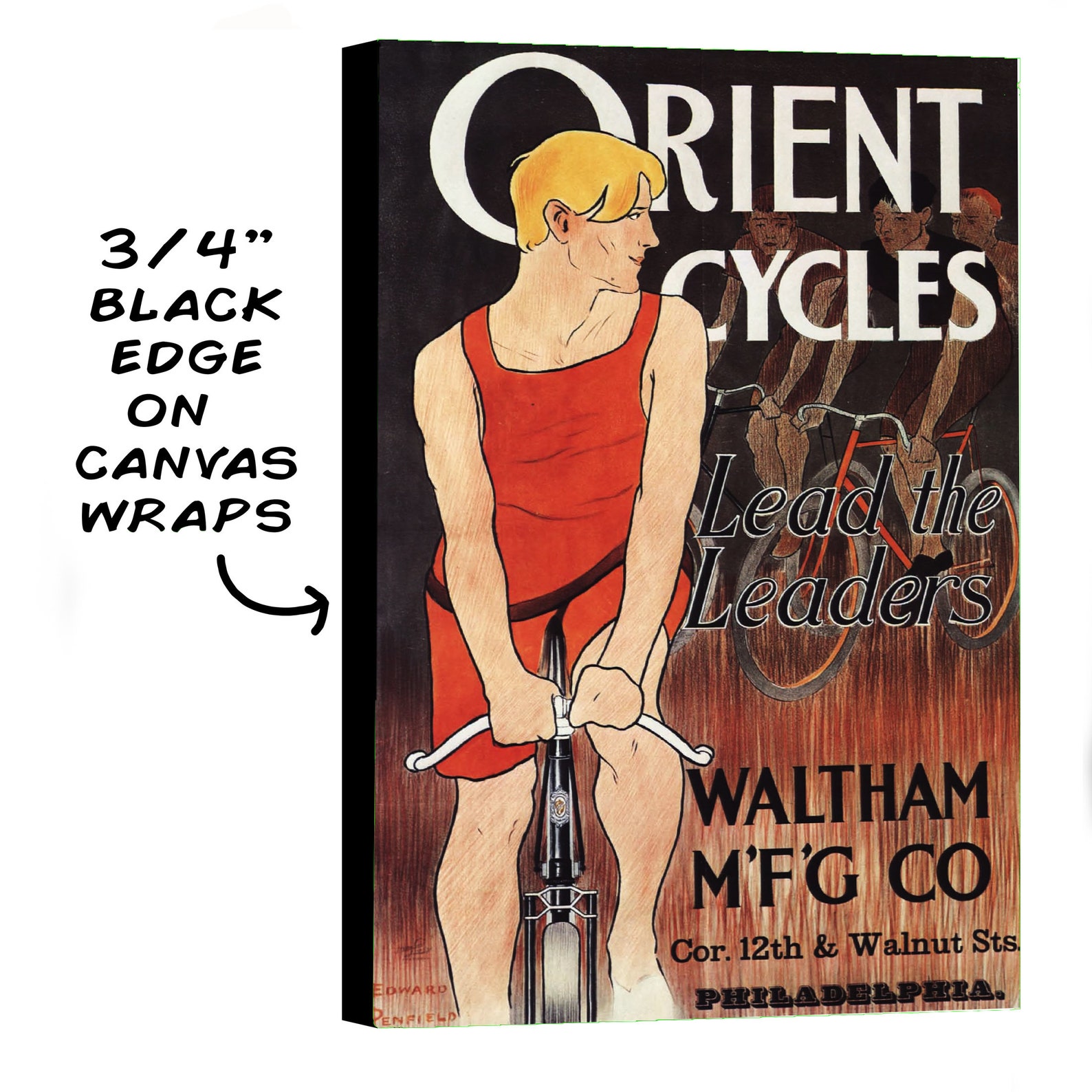 Vintage Orient Bicycle Advertisement Poster - Etsy