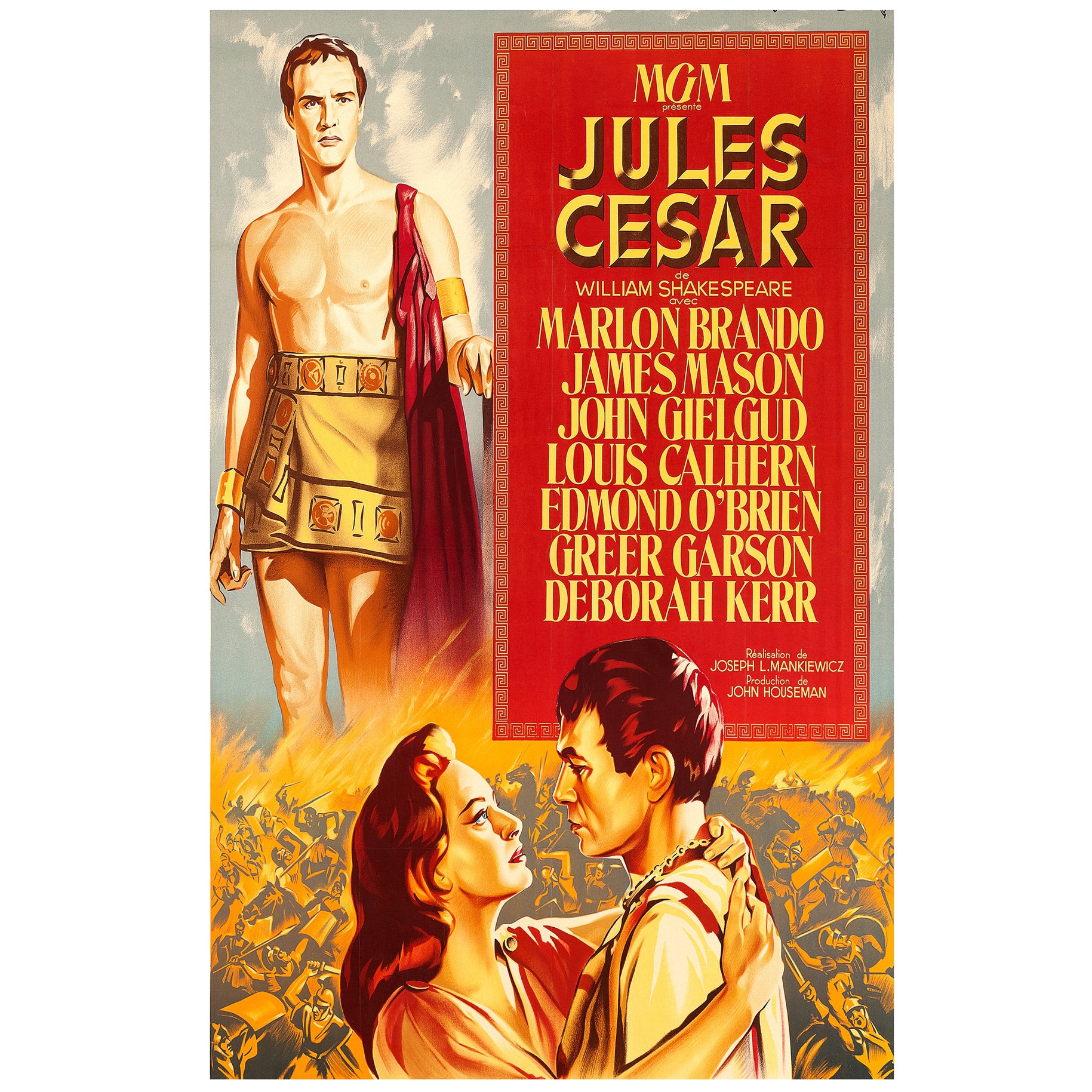 Jules Cesar Movie Poster | Etsy