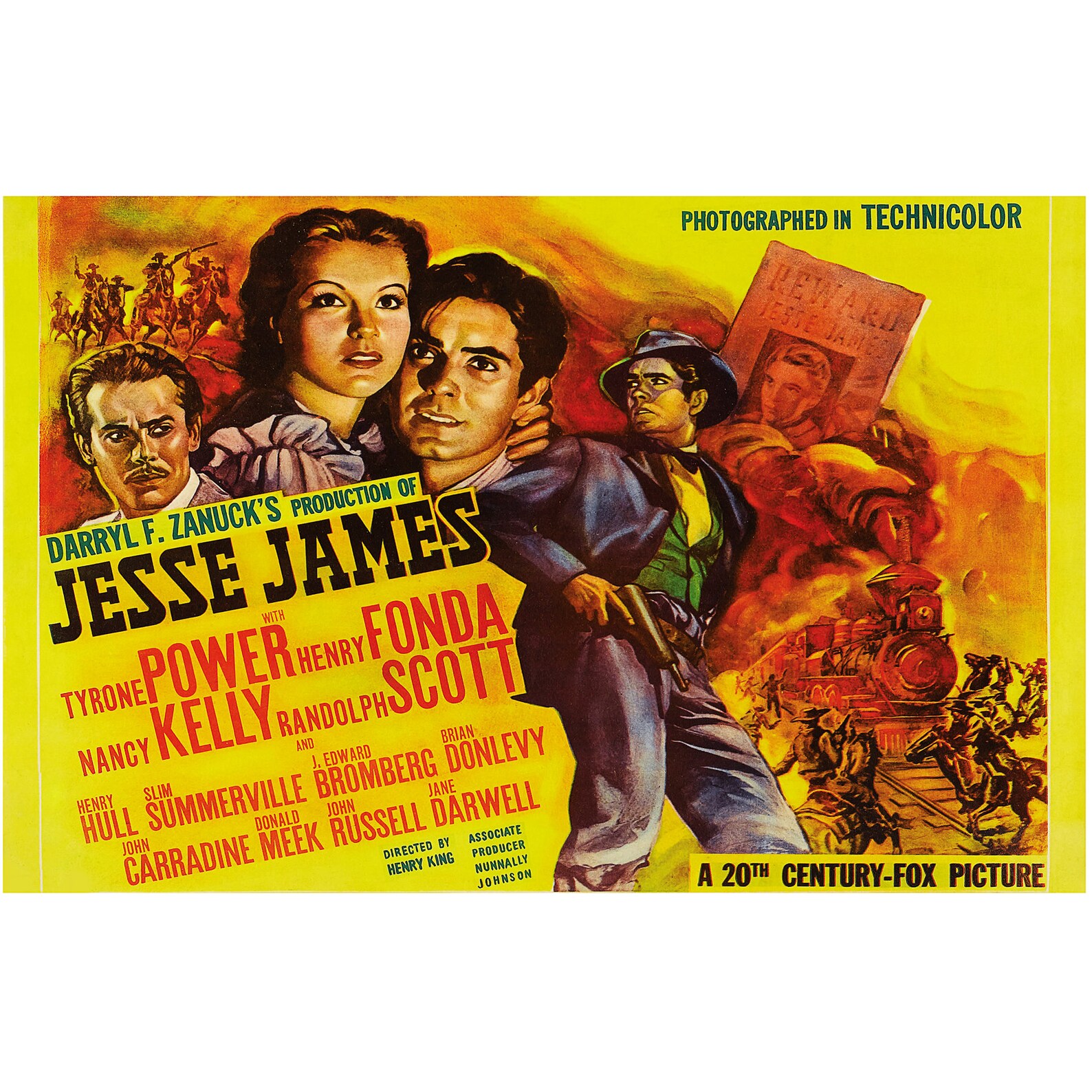 Jesse James Movie Poster | Etsy