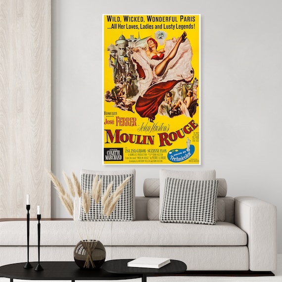 Moulin Rouge Vintage Movie Poster | Etsy