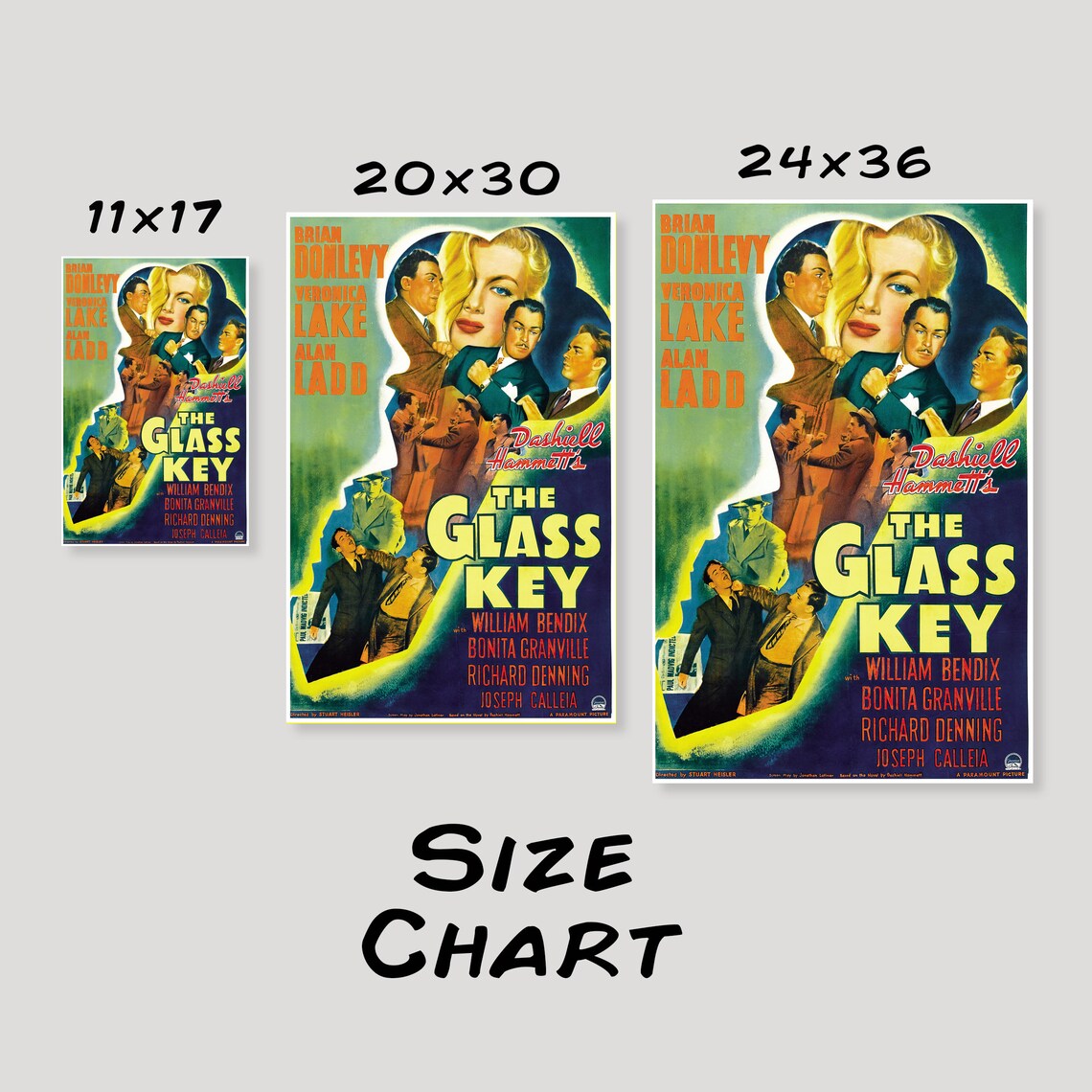 The Glass Key Movie Poster | Etsy