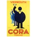 Cora Vermouth Vintage Alcohol Poster From Torino Italy - Etsy