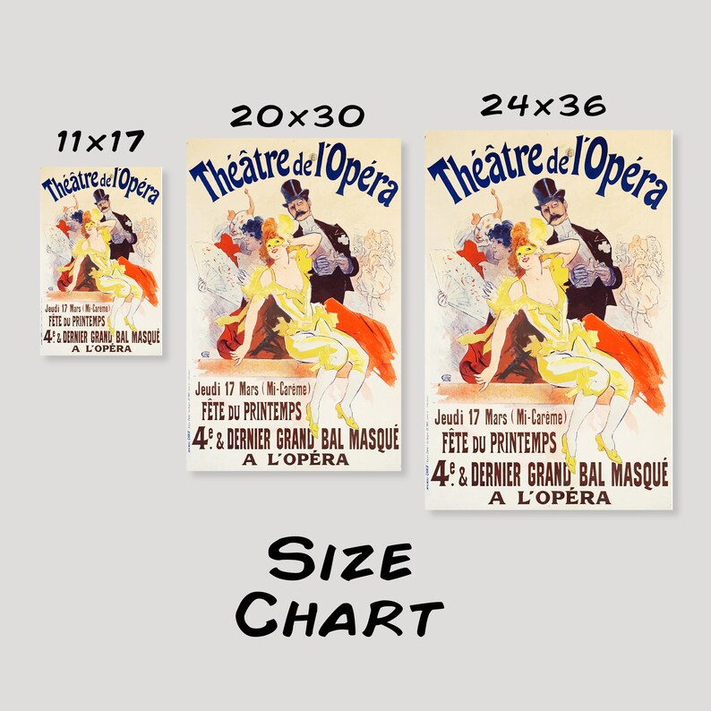 Vintage French Opera Theater Poster - Etsy