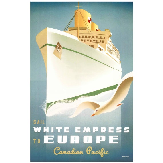 Art Deco Poster Ship