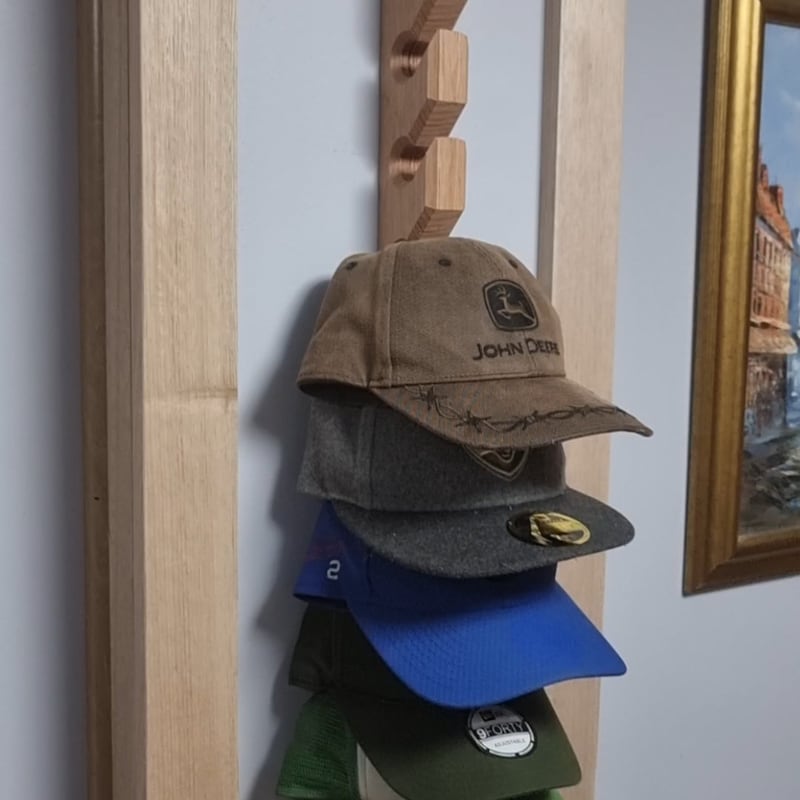 Wall Mount Hat Rack - Etsy