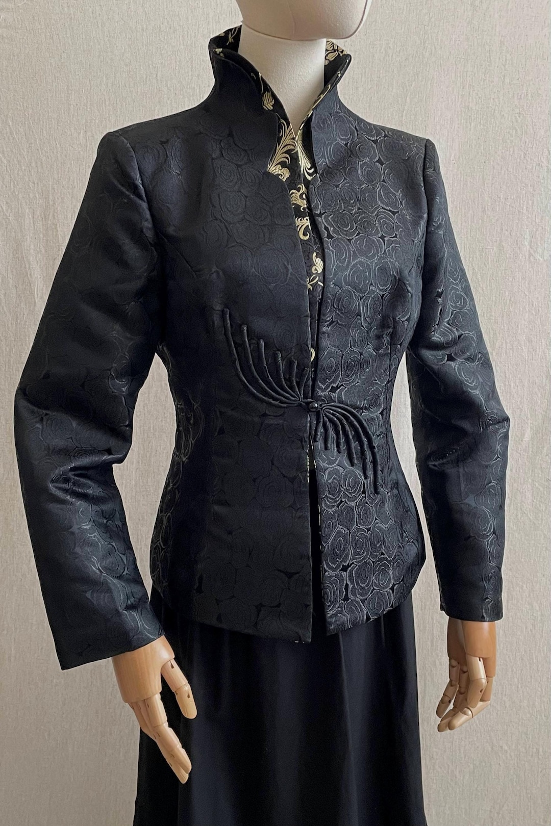 Vintage Asian Chinese Japanese Tanjuan | Authentic Tradition Jacquard ...