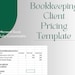 Bookkeeping Pricing Guide, New Bookkeeping Client Price, Accounting ...