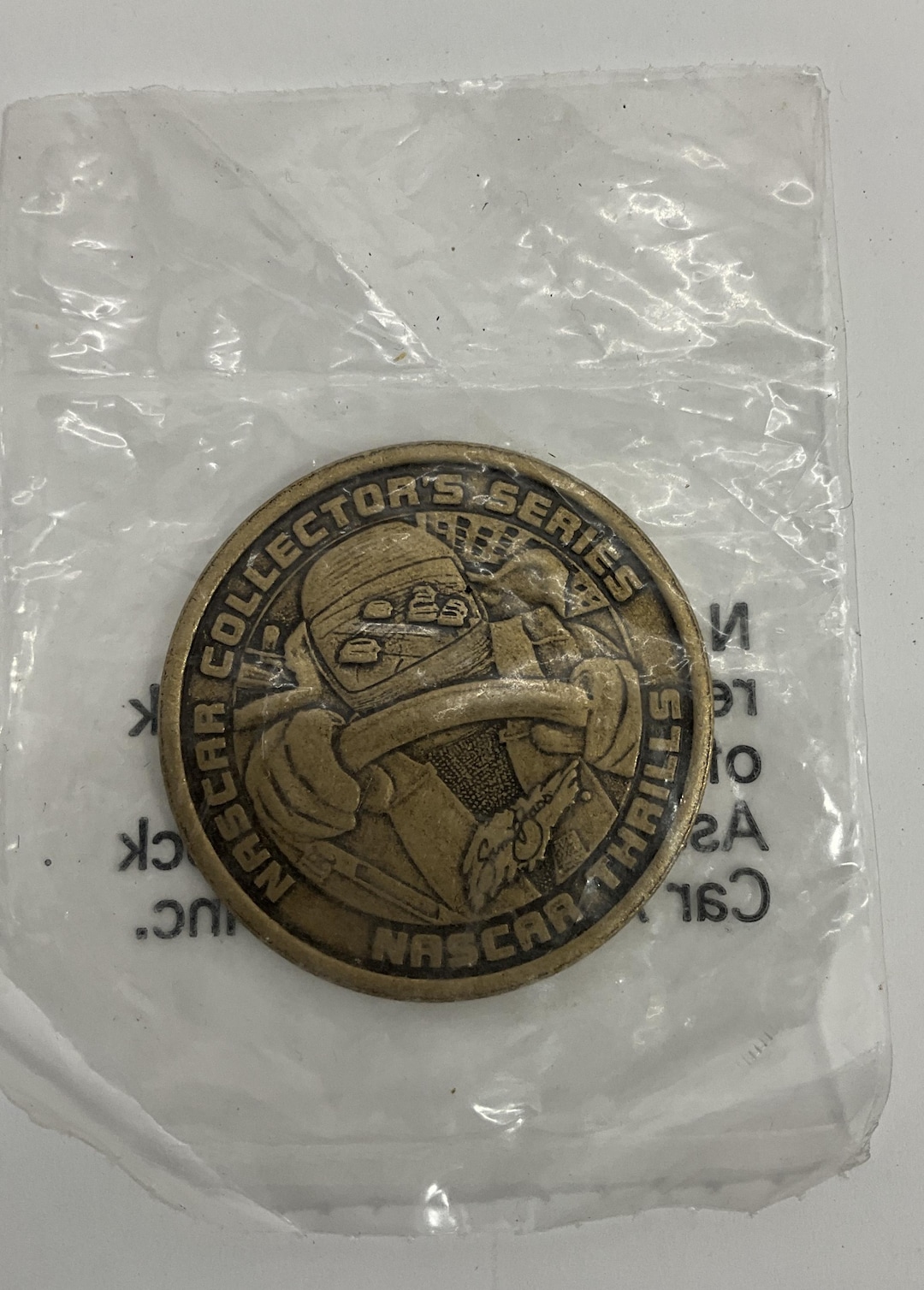 NASCAR Bronze Challenge Coin 1st Edition NASCAR Thrills - Etsy