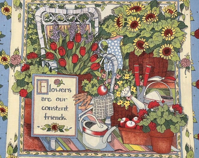 Vintage - Cut and Sew - 1994 Susan Winget - Flowers Are Our Constant ...
