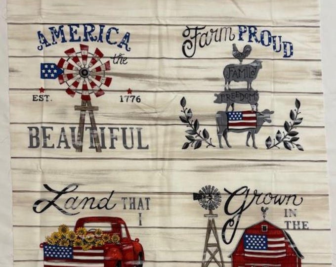 Land That I Love - Deb Strain - Moda - Fabric Panel - Etsy