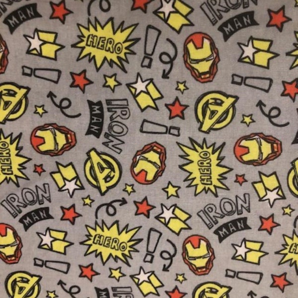 Iron Man Fabric - Etsy