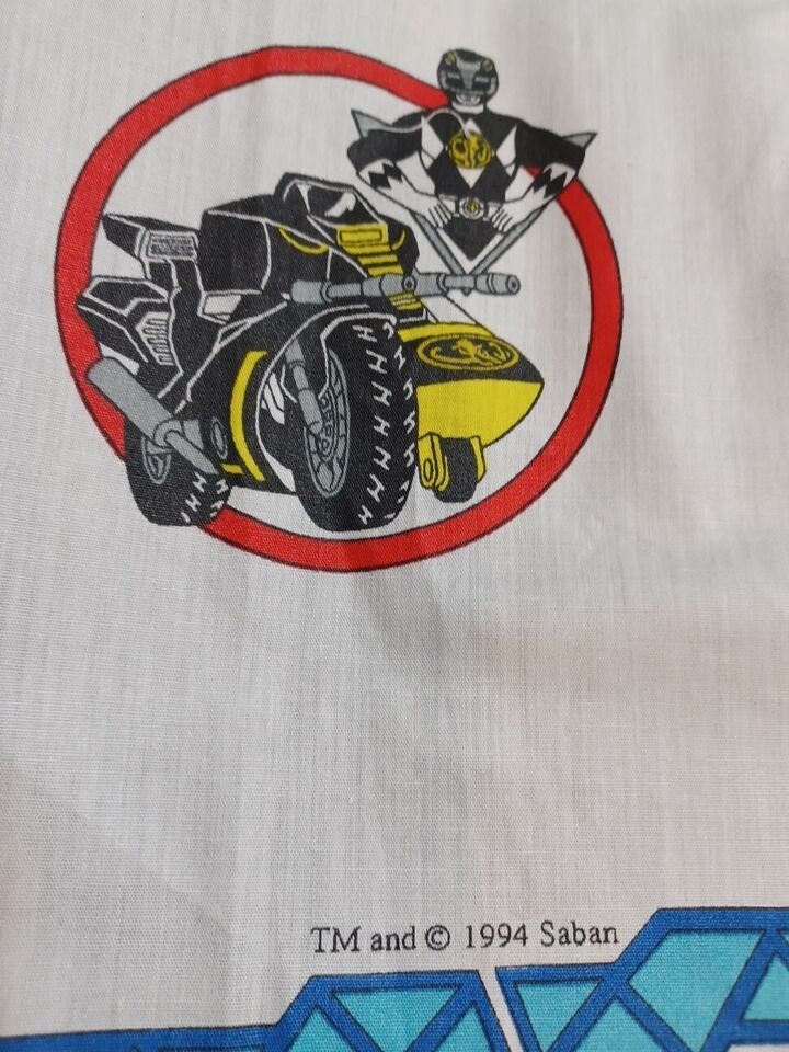 Vintage Cut and Sew Mighty Morphin Power Rangers Fabric Panel - Etsy