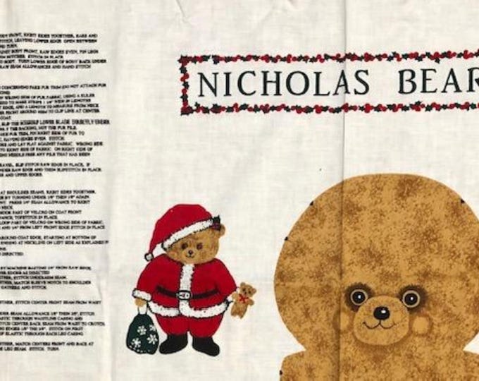 Vintage Boyd's Plush Bear ~1993 Nicholas Santa Claus Teddy Bear Plush 9 ...