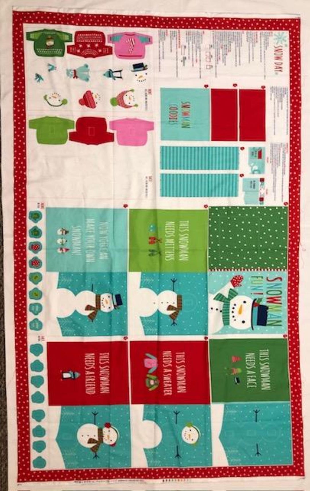 Cut and Sew - Snow Day Fabric Book - Stacy Iest Hsu - Moda - Fabric ...