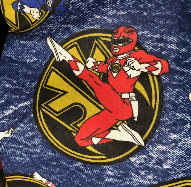 Vintage Mighty Morphin Power Rangers Fabric 1995 Saban 2.5 Yards - Etsy