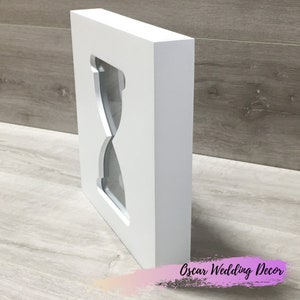 Unity Sand Ceremony Frame With Hourglass Wedding Sand Ceremony Shadow ...