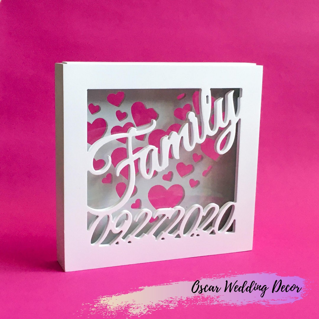 Wedding Sand Ceremony Set - Family Shadow Box - Personalized Sand ...