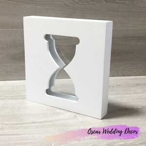 Unity Sand Ceremony Frame With Hourglass Wedding Sand Ceremony Shadow ...