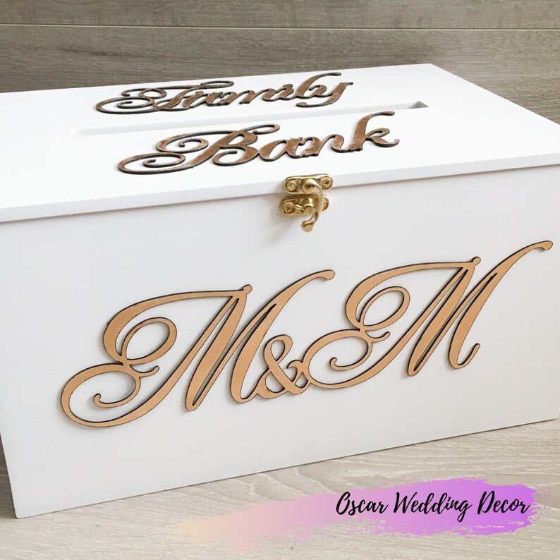 Wedding Card Box-Wedding Wish Box-Personalised Keepsake | Etsy